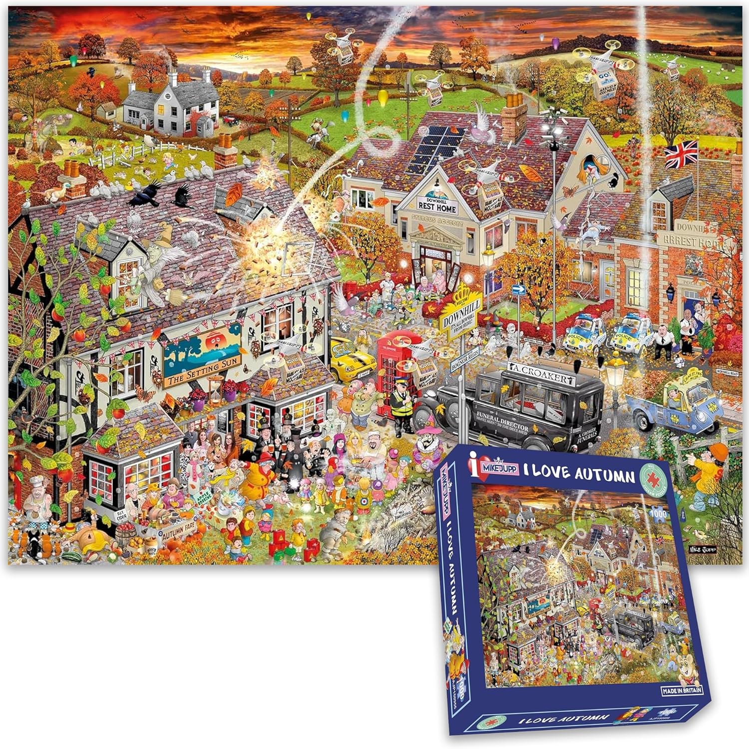 Amazon.com: Mike Jupp Jigsaw Puzzles - I Love Autumn - 1000 Piece ...