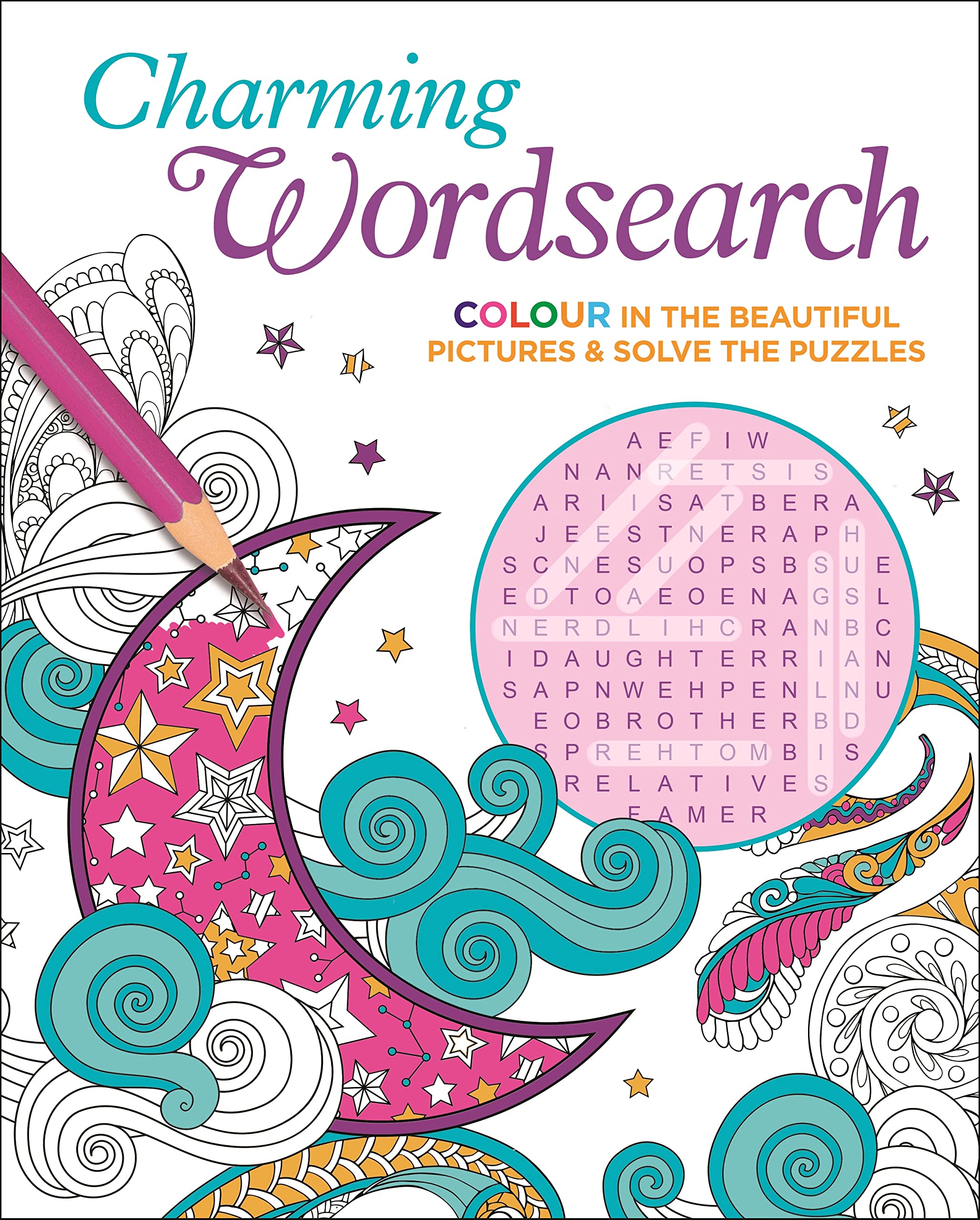 Charming Wordsearch: Colour in the Beautiful Pictures & Solve the ...