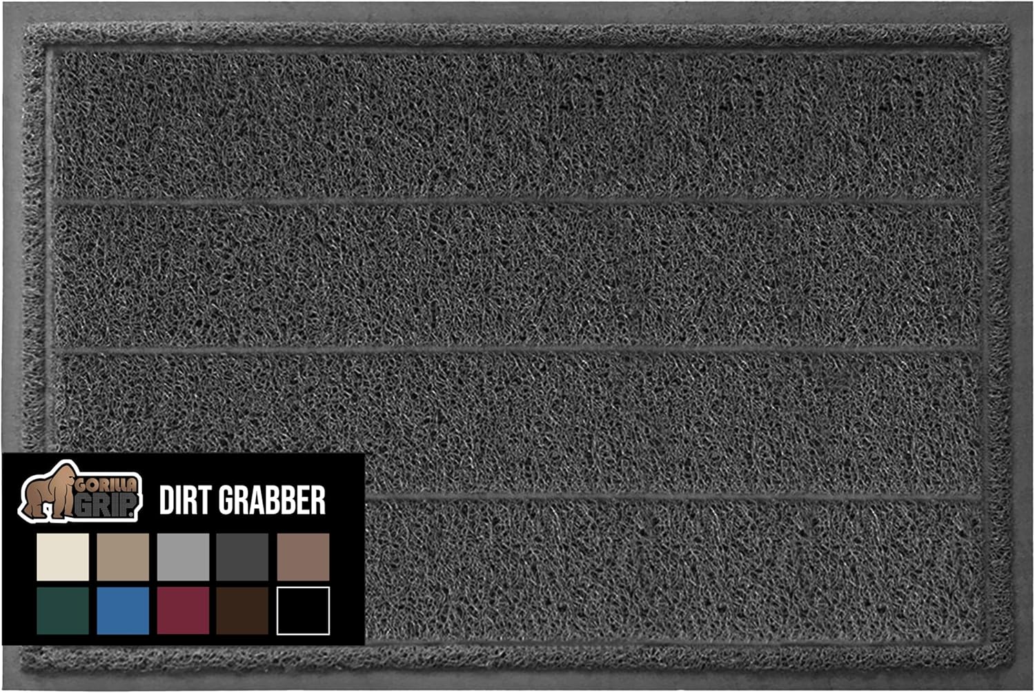 Amazon.com: GORILLA GRIP Dirt Grabber Mesh Doormat, Low-Profile, Stain ...