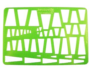 Amazon.com: flexiShape Tall Trapezoids Template