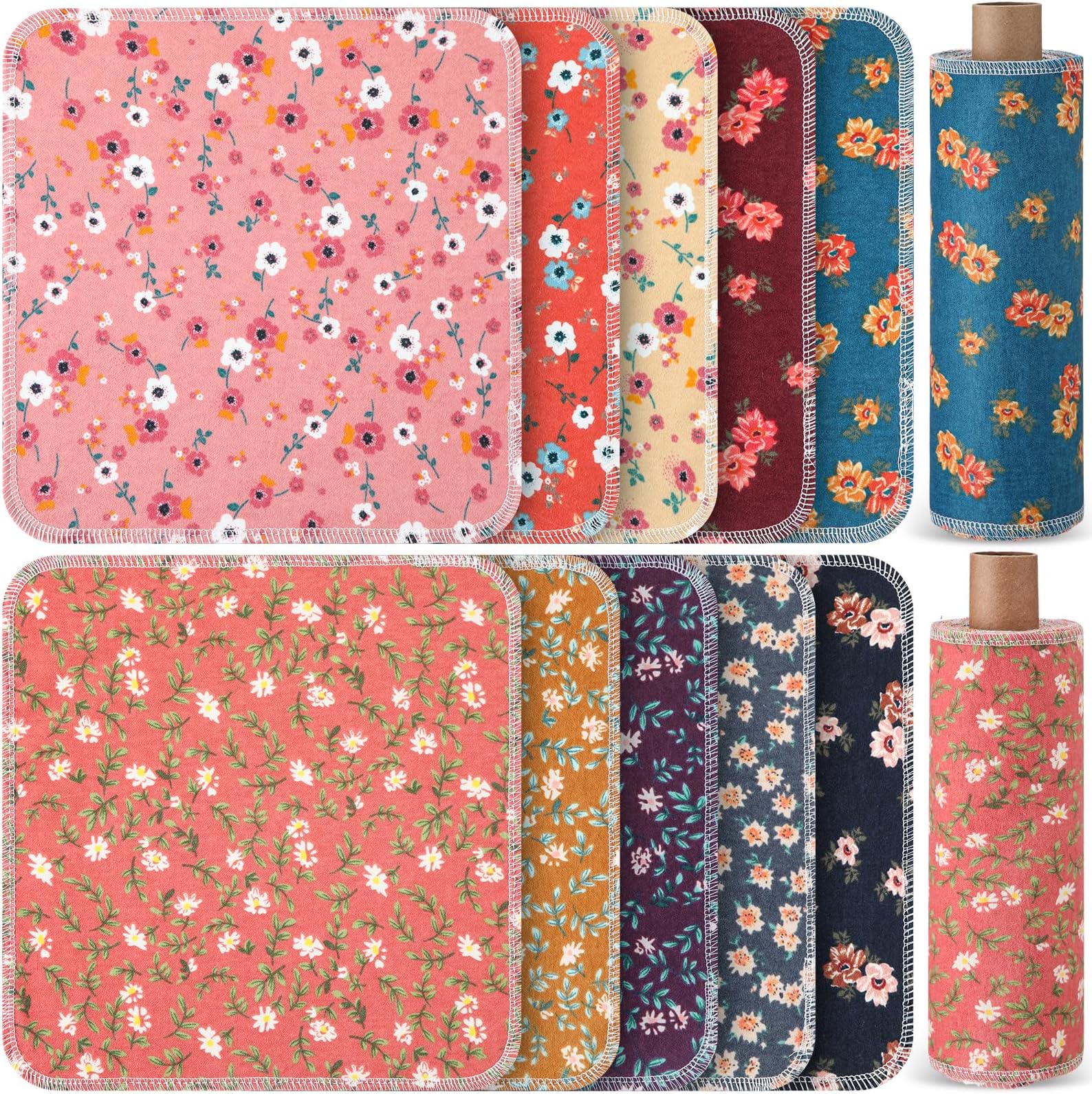 Amazon.com: 50 Pcs Reusable Paper Towels Paperless Towels Reusable ...