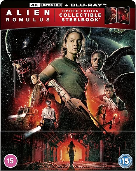Alien Romulus 4K UHD + Blu ray Steelbook [Blu-ray] [Region Free ...