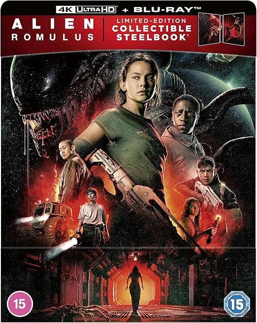 Alien Romulus 4K UHD + Blu ray Steelbook [Blu-ray] [Region Free ...