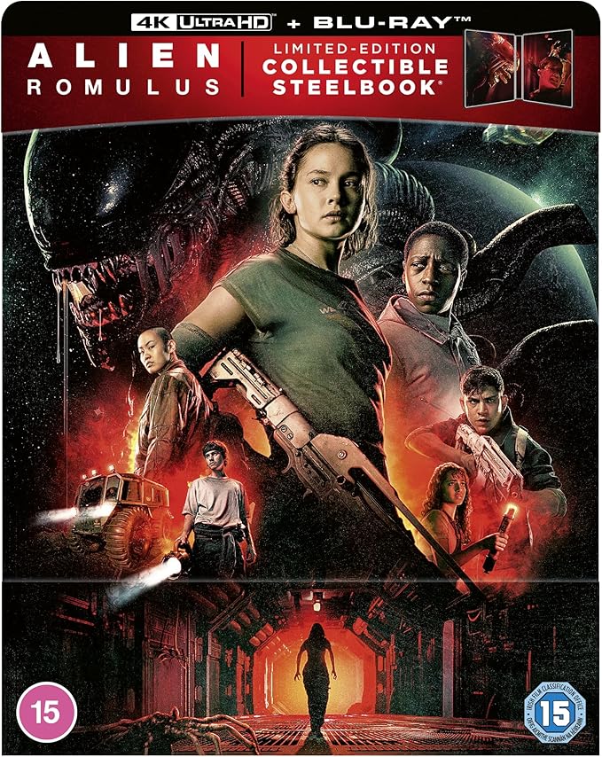 Alien Romulus 4K UHD + Blu ray Steelbook [Blu-ray] [Region Free ...