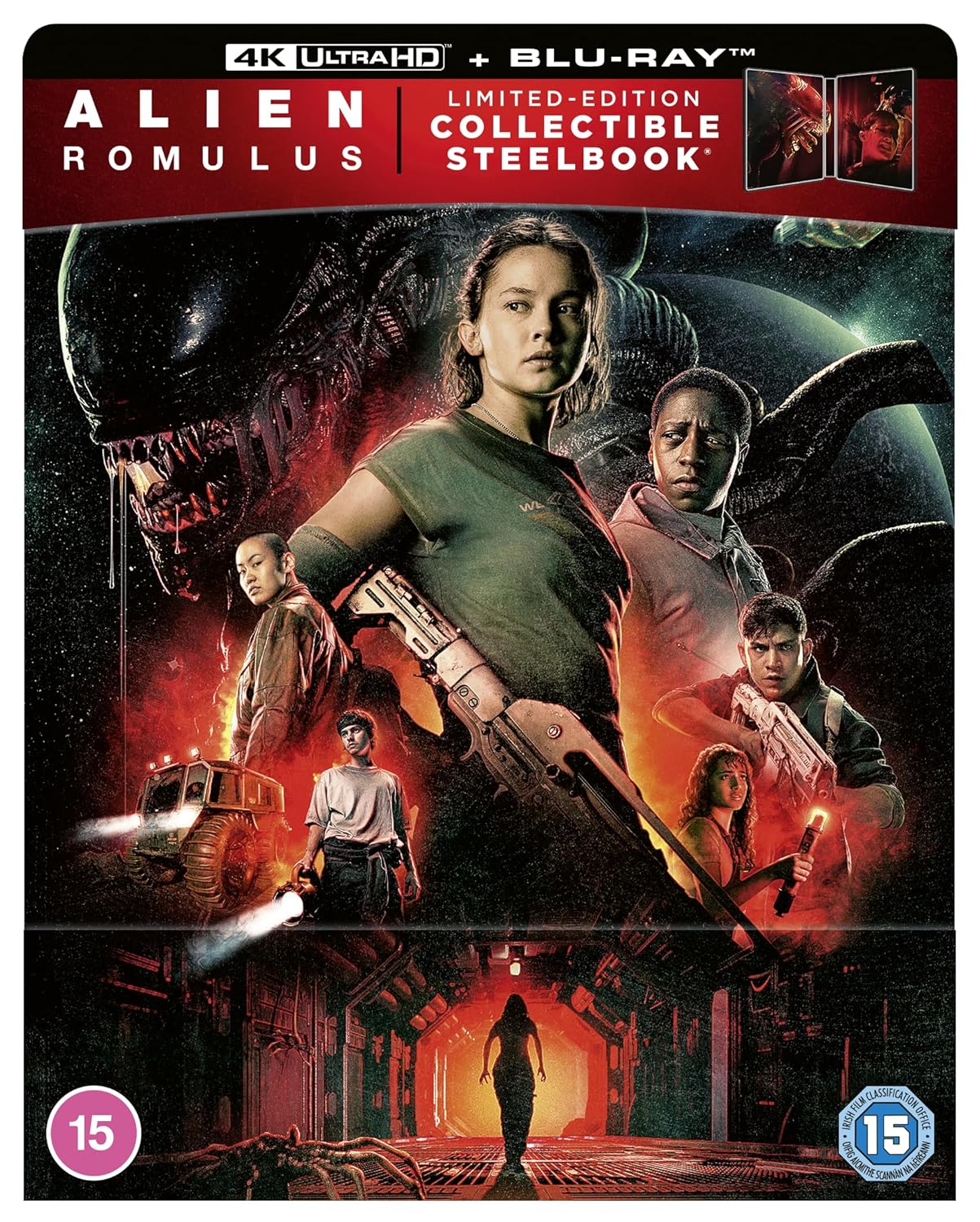 Amazon.com: Alien Romulus 4K UHD + Blu ray Steelbook [Blu-ray] [Region ...