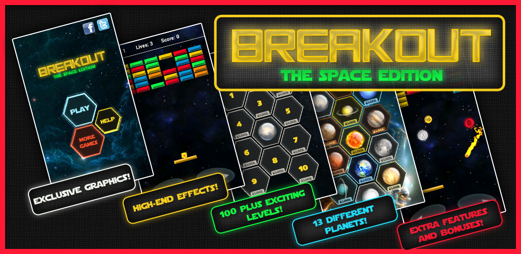 Breakout - The Space Edition FREE:Amazon.com:Appstore for Android