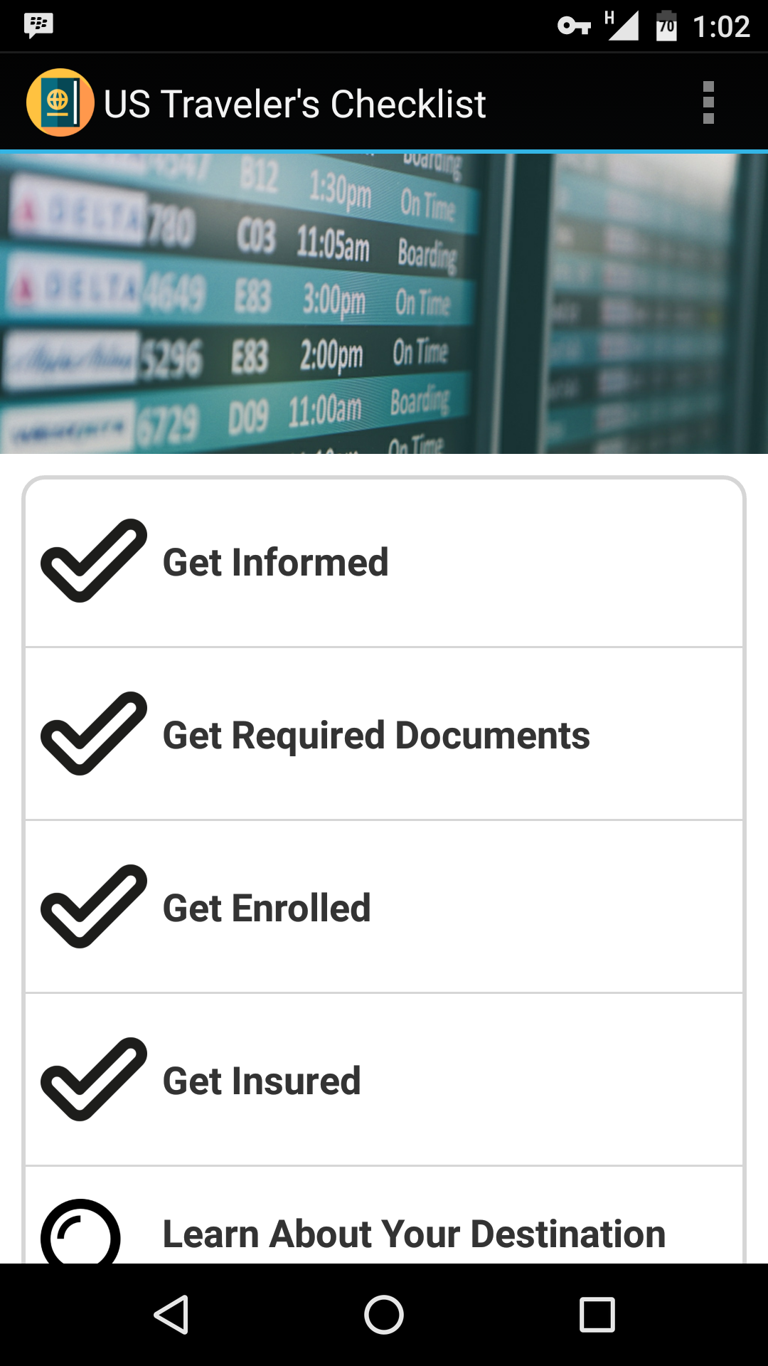 US Travel Checklist - App on Amazon Appstore