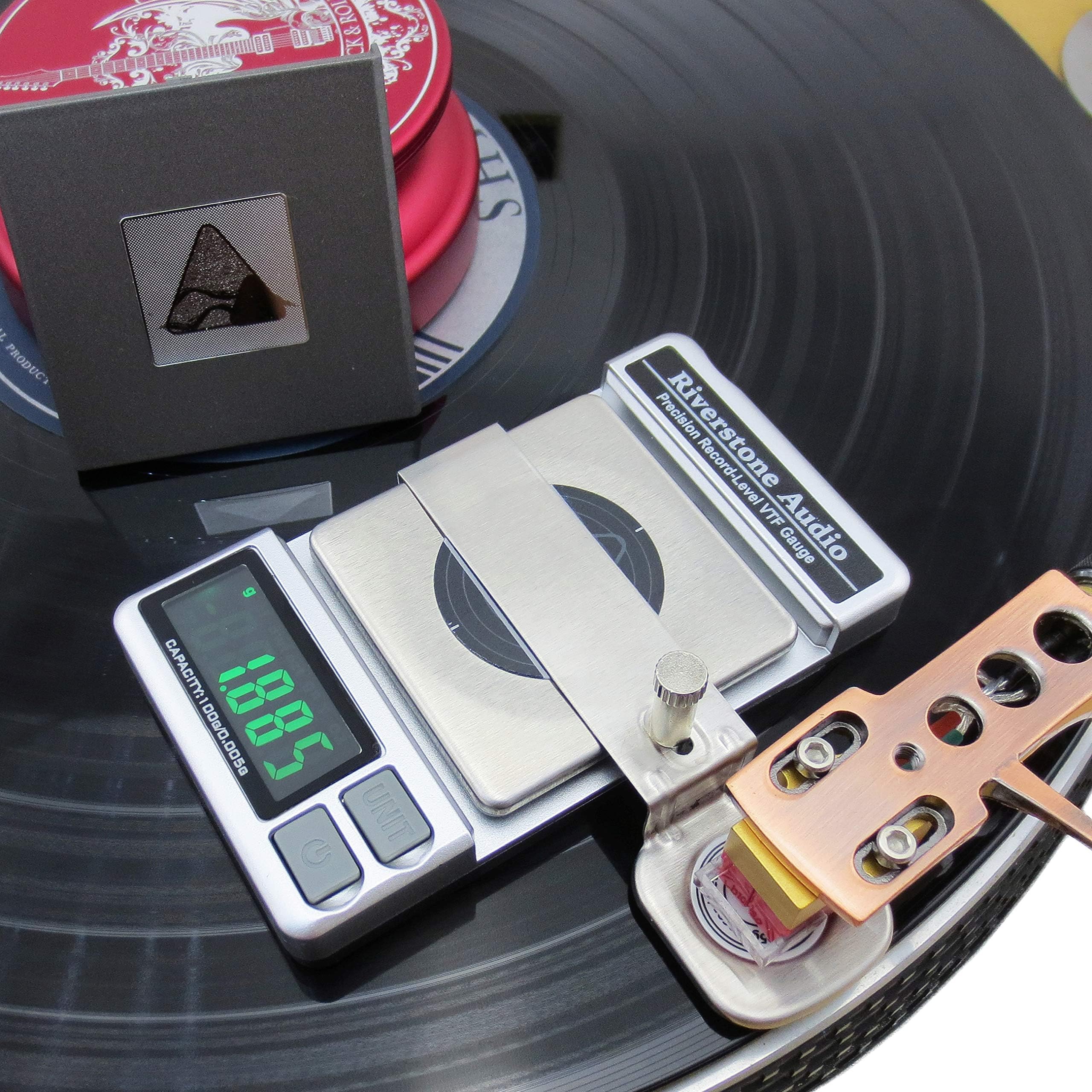 Amazon.com: Riverstone Audio Precision Record Level Digital Turntable ...