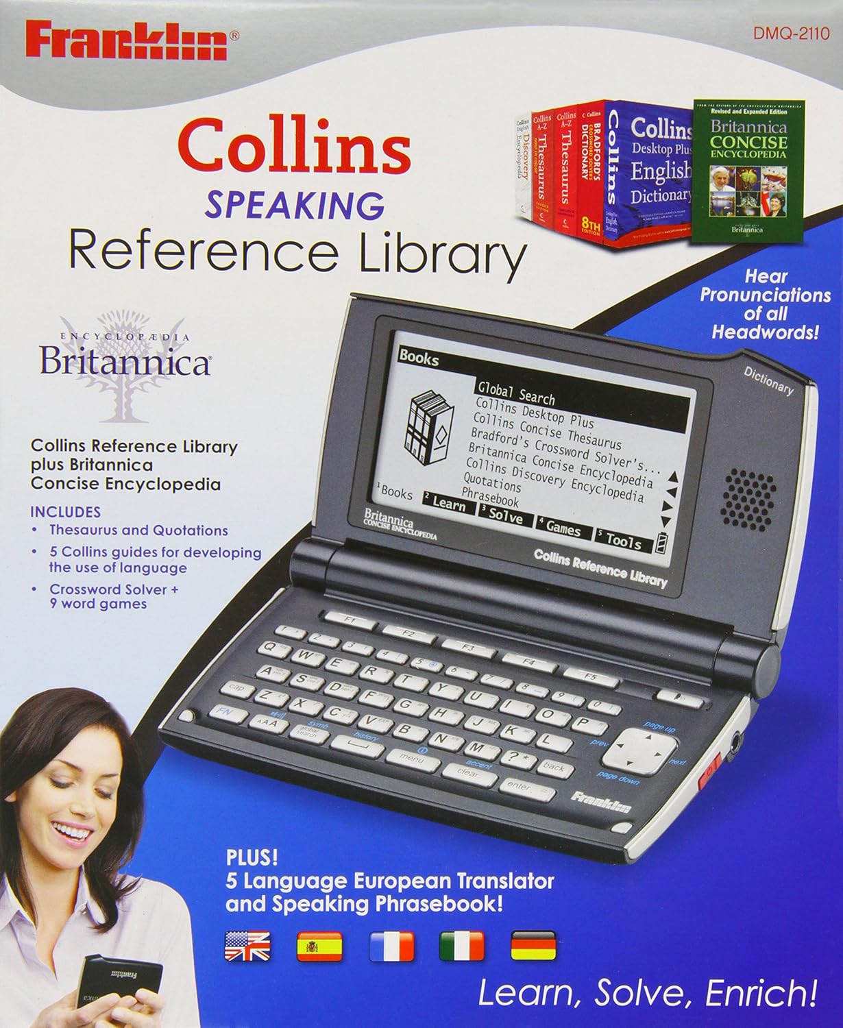 Franklin DMQ-2110 Collins Speaking Reference Library : Amazon.co.uk ...