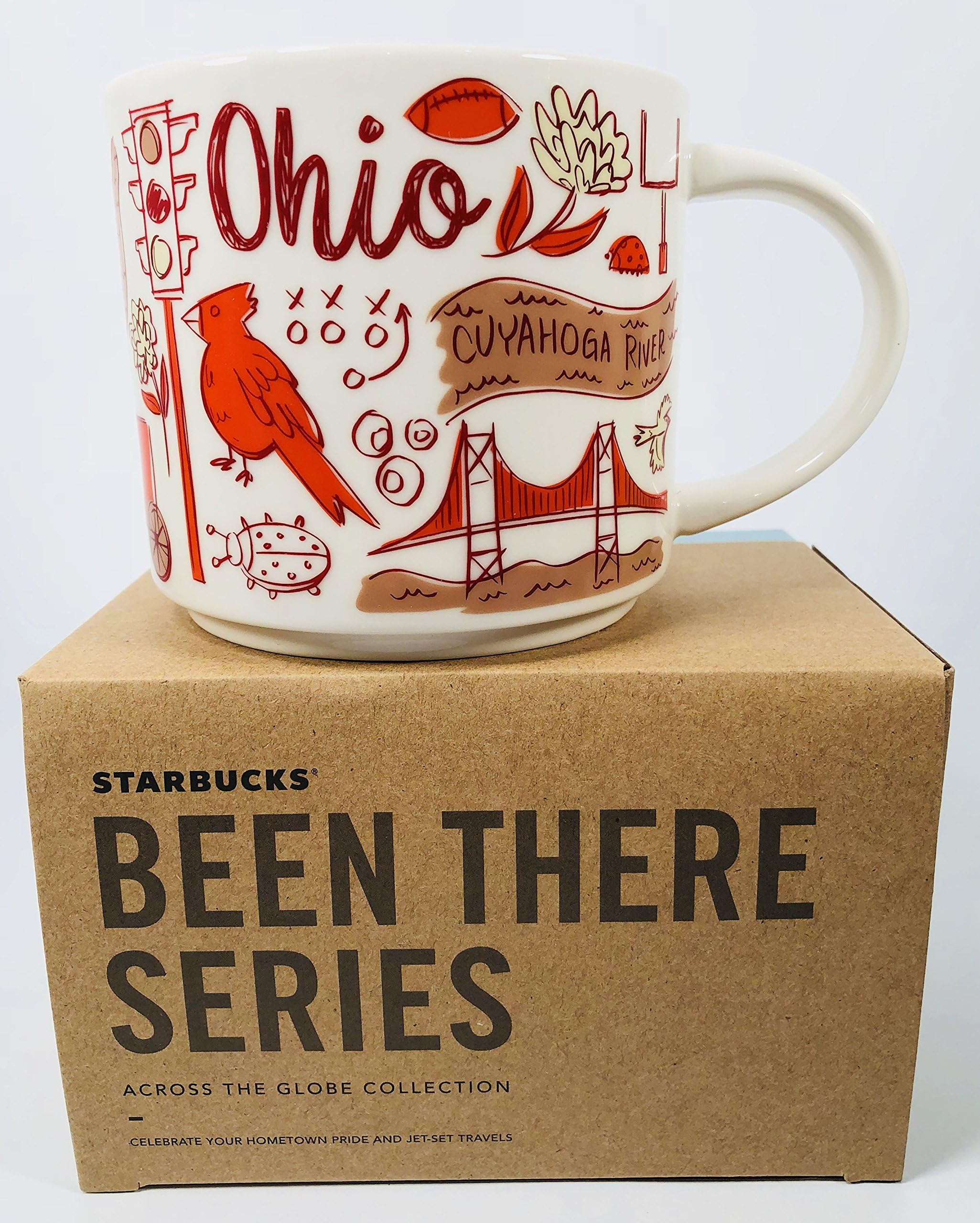 Amazon.com: Starbucks Ohio Porcelain Mug Been There Series Across the ...
