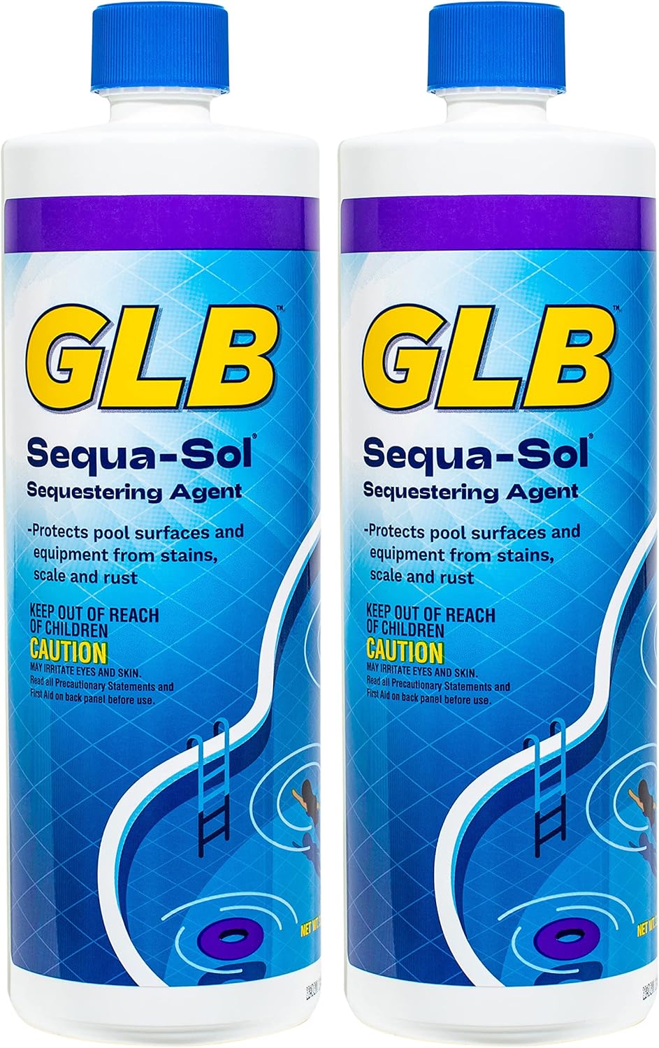 Amazon.com : GLB Pool & Spa Products 71016 1-Quart Sequa-Sol ...