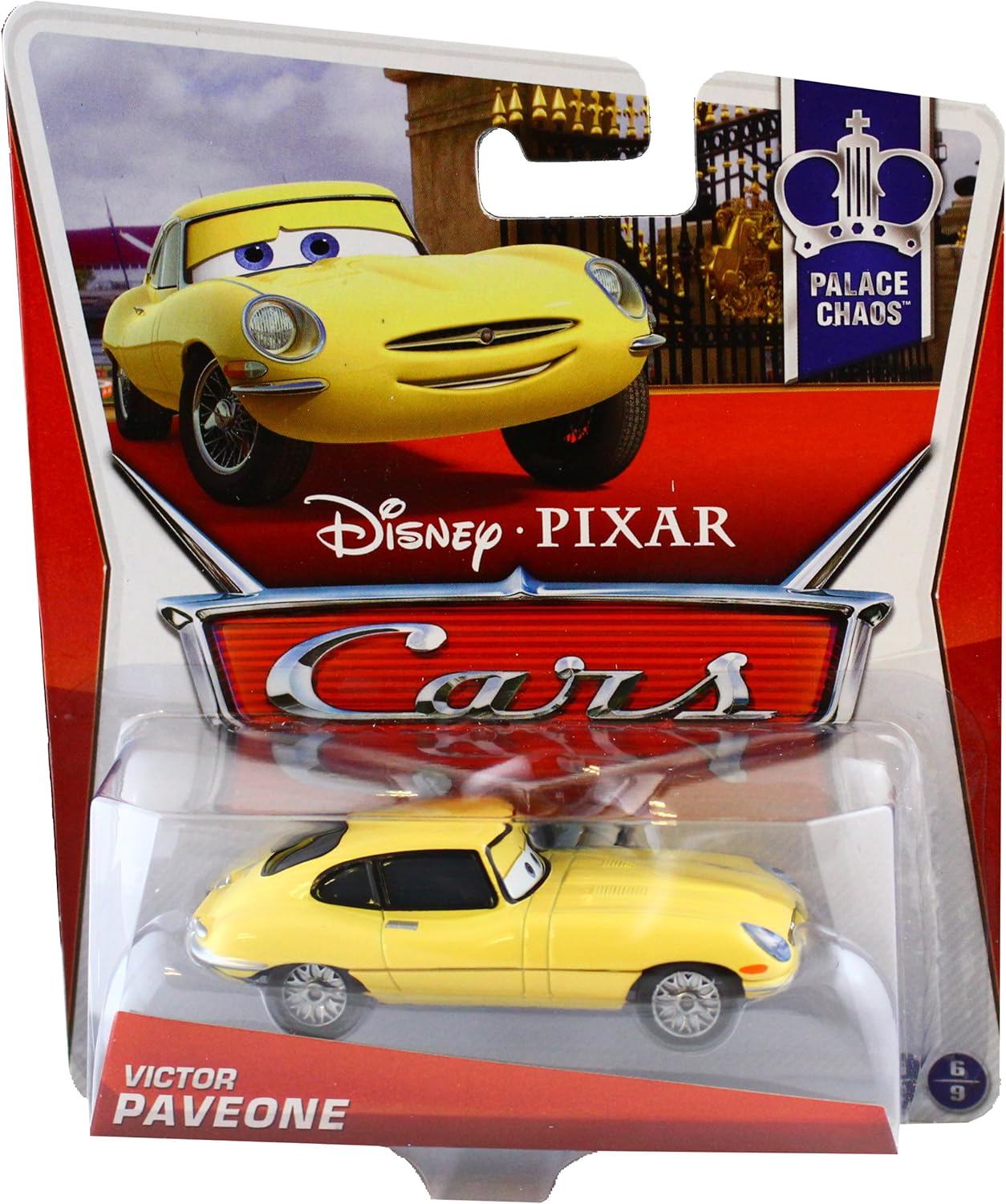 Disney Pixar Cars Victor Paveone (Yellow Jag in Stands) (Palace Chaos ...