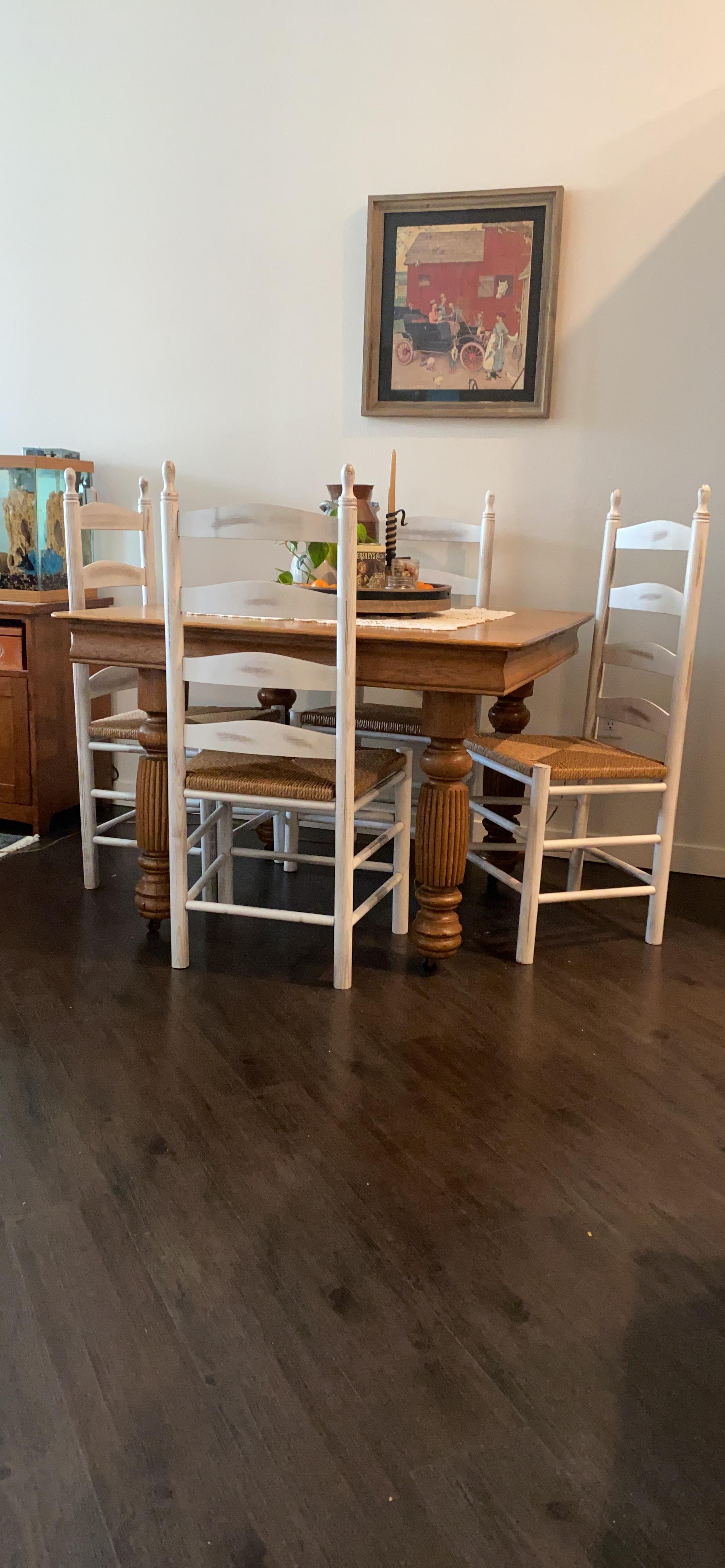 Amazon.com - Dixie Seating Calabash Wood Ladderback Dining Chair No. 4W ...