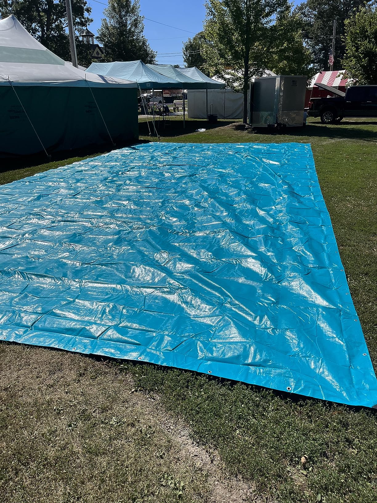 $10/mo - Finance 20'x30' Heavy Duty Tarp – Waterproof, 12mil Thick Tarp ...