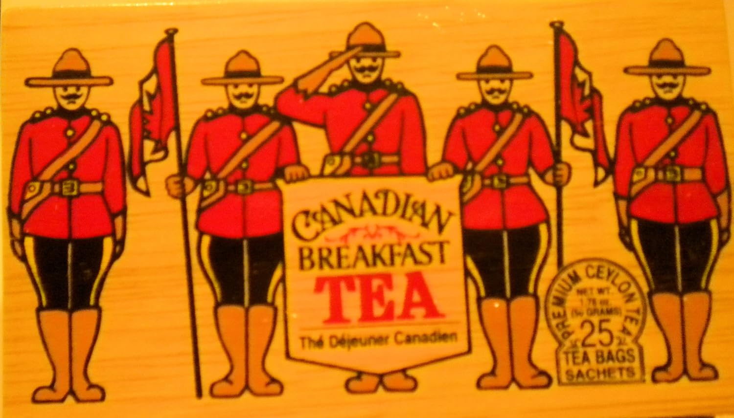 Amazon.com : RCMP Canadian Breakfast Tea, 25 String and Tag Tea Bags ...