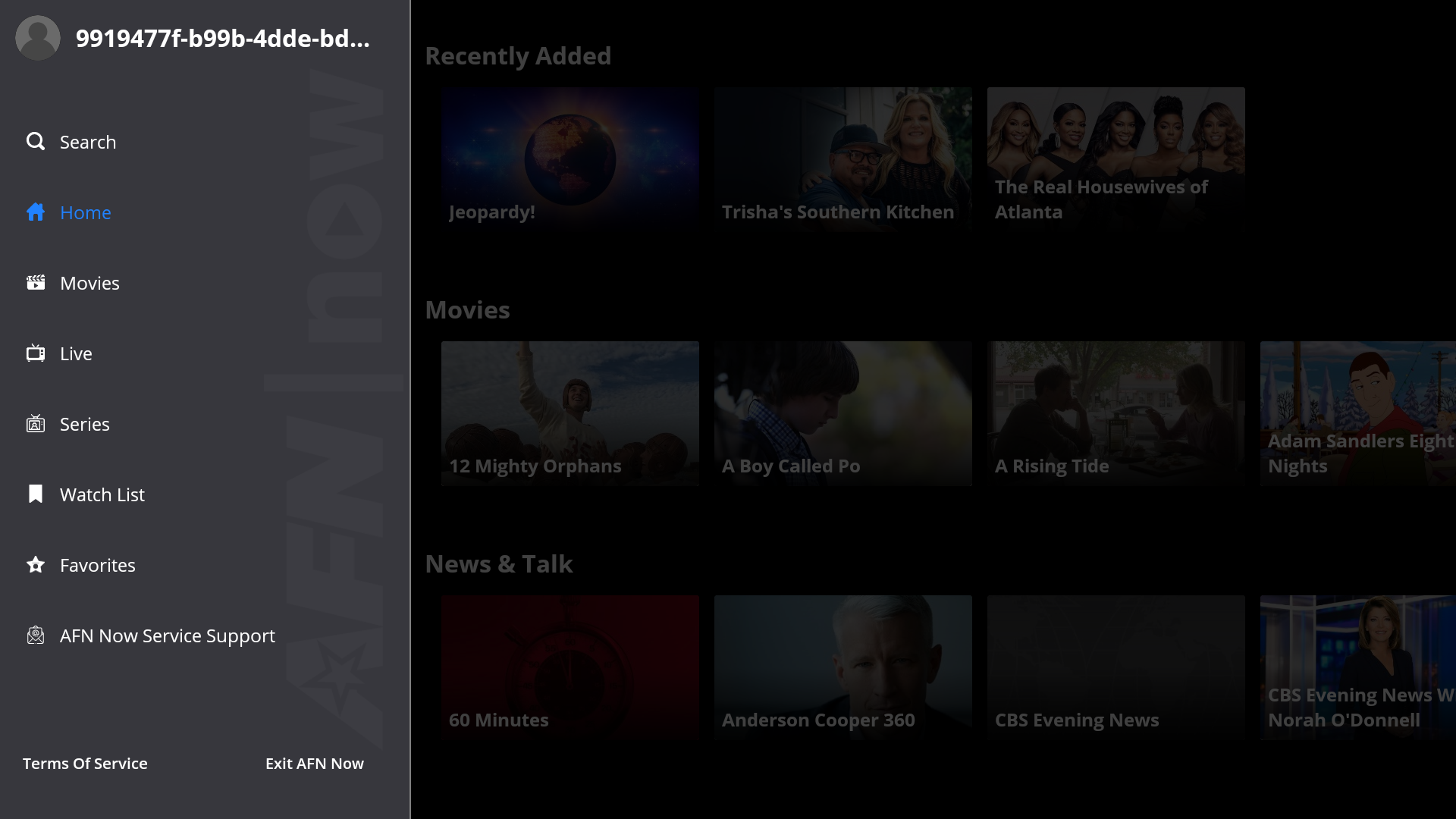 AFN Now - App on Amazon Appstore