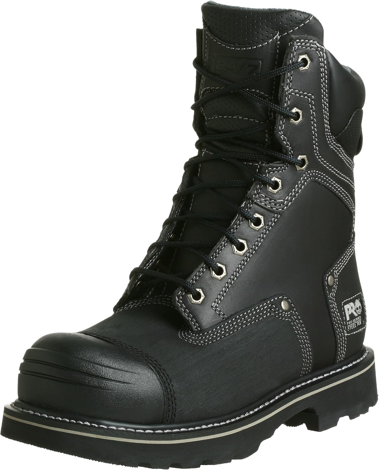 Timberland PRO Herren Steel Trax 20,3 cm Stahlkappe Stiefel, Schwarz ...