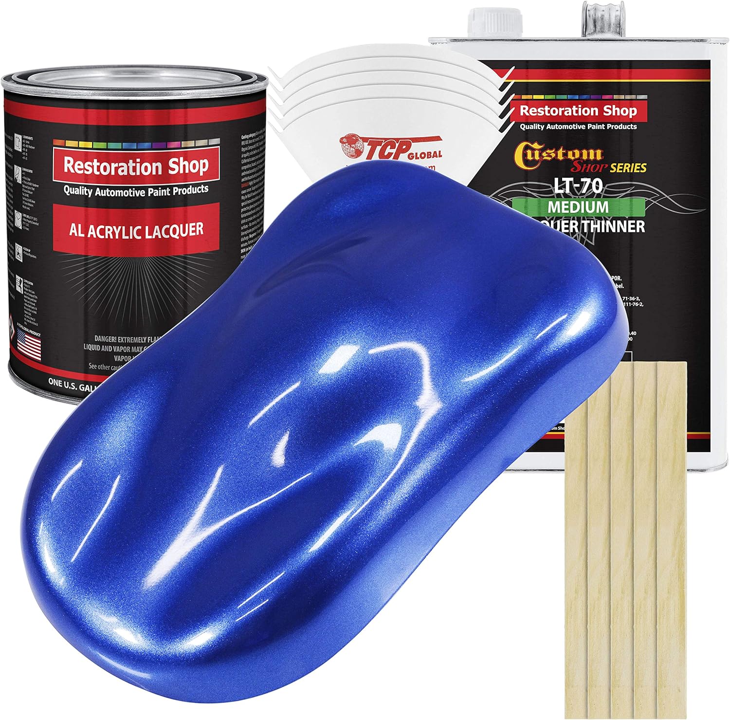 Amazon.com: Restoration Shop - Cobalt Blue Firemist Acrylic Lacquer ...