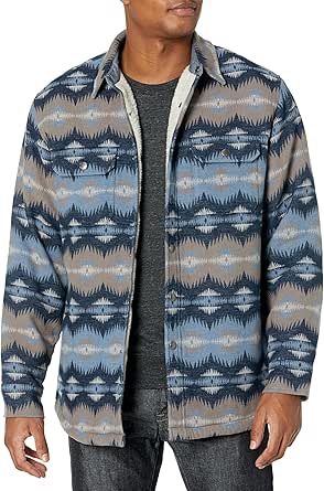 Pendleton Men's Sherpa Lined Shirt Jacket at Amazon Men’s Clothing store