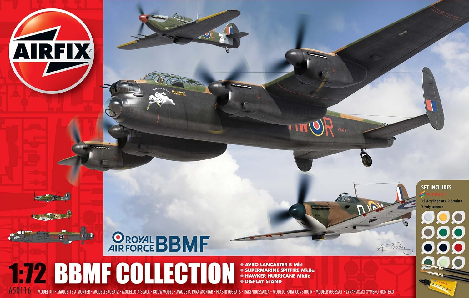 Buy Airfix Assembly Model Kit - BBMF Collection 1:72 Scale (Model ...