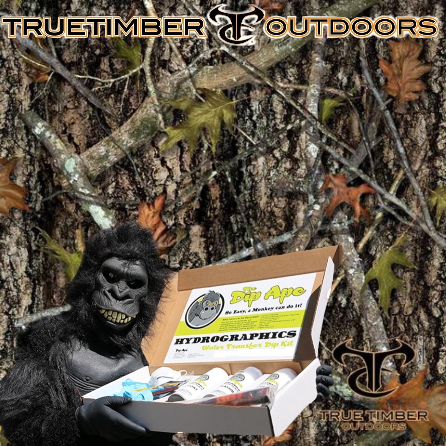 Amazon.com: Hydrographic Film Kit Dip Ape True Timber New Conceal ...