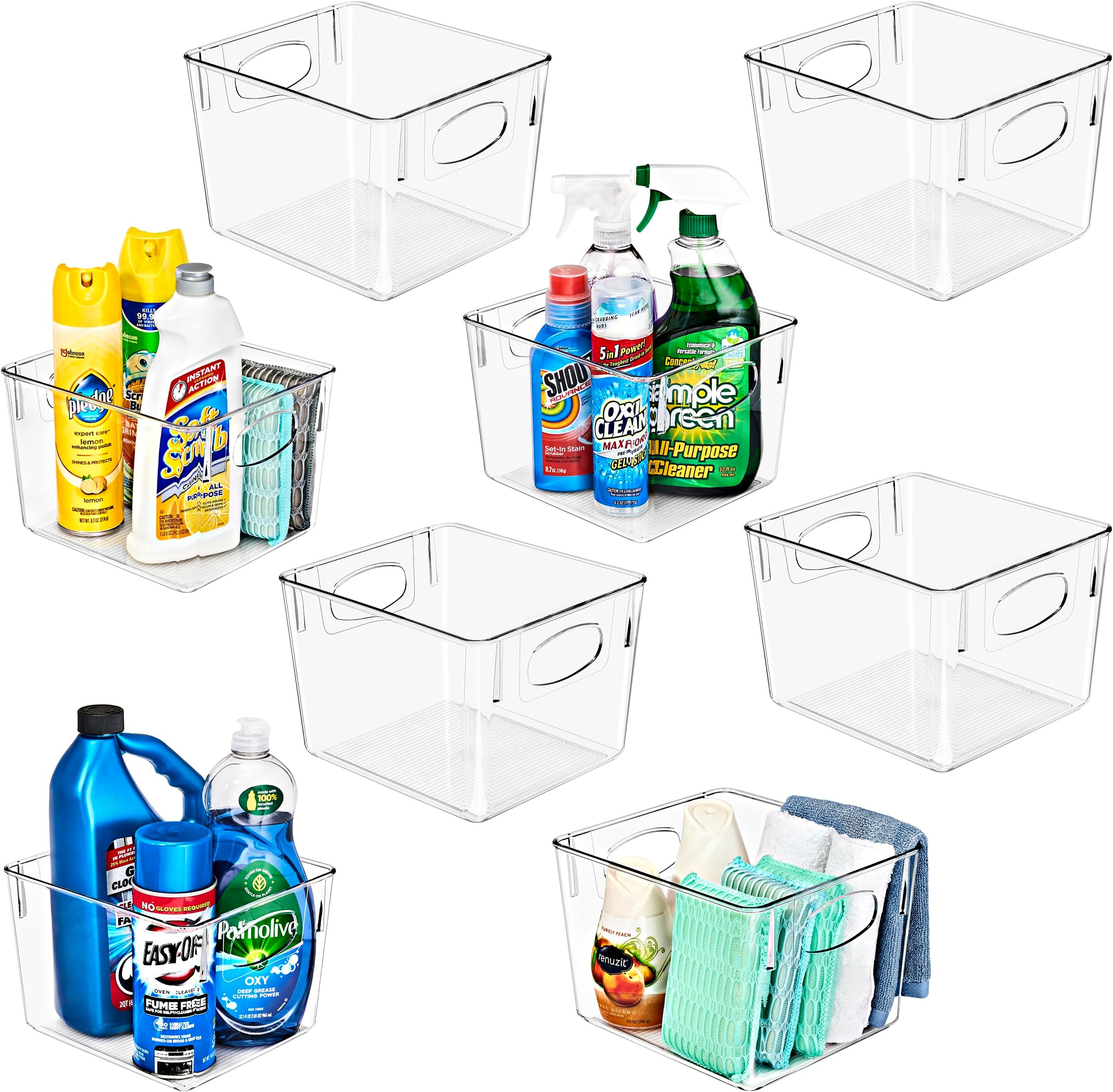 Amazon.com: Sorbus Small Square Storage Bin Bundle - Includes 8 Open ...