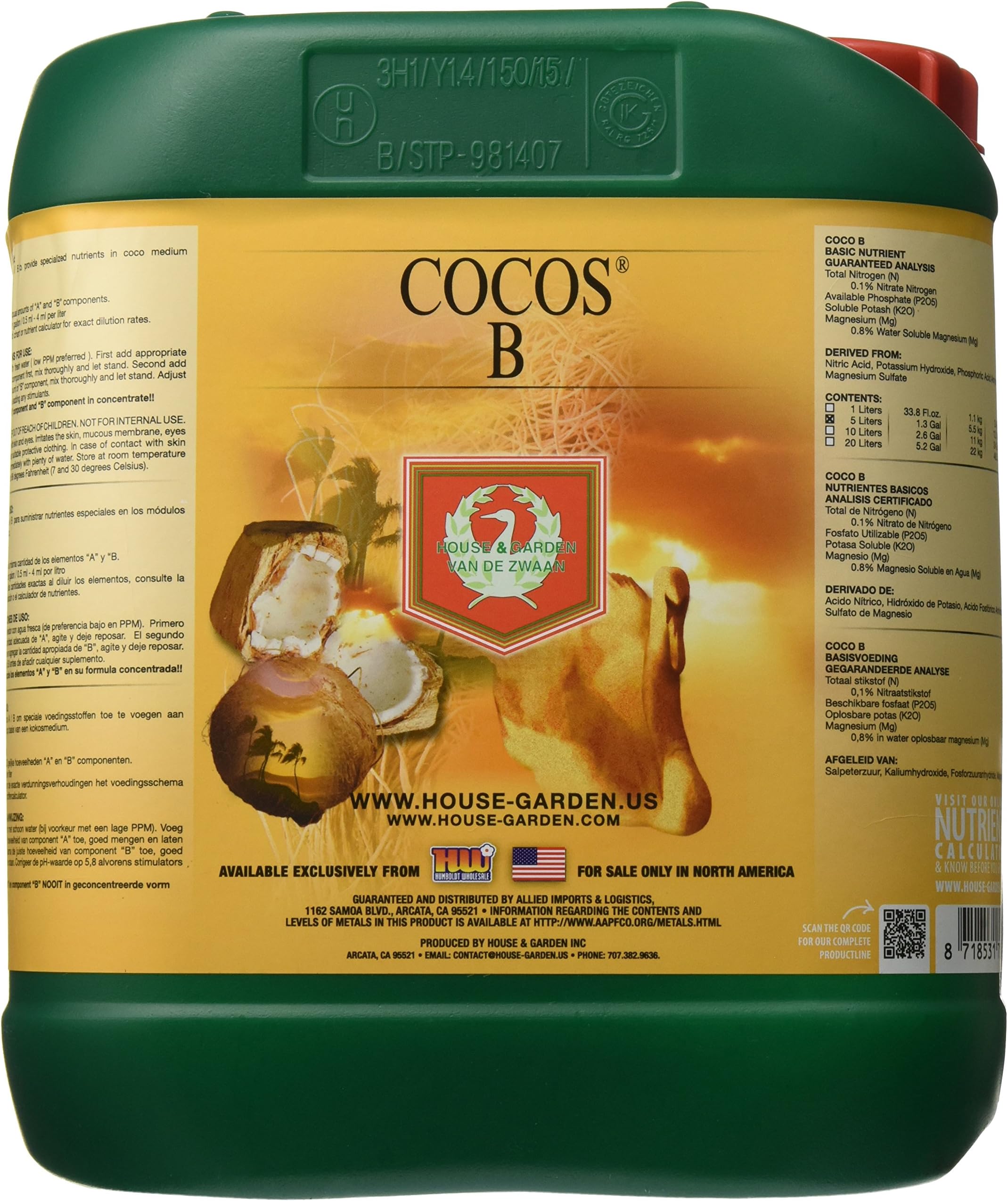 Amazon.com : House & Garden Multi Zen Nutrient Fertilizer for ...