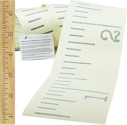 Amazon.com: Vinyl Growth Chart | Single Transfer for Easy Application ...