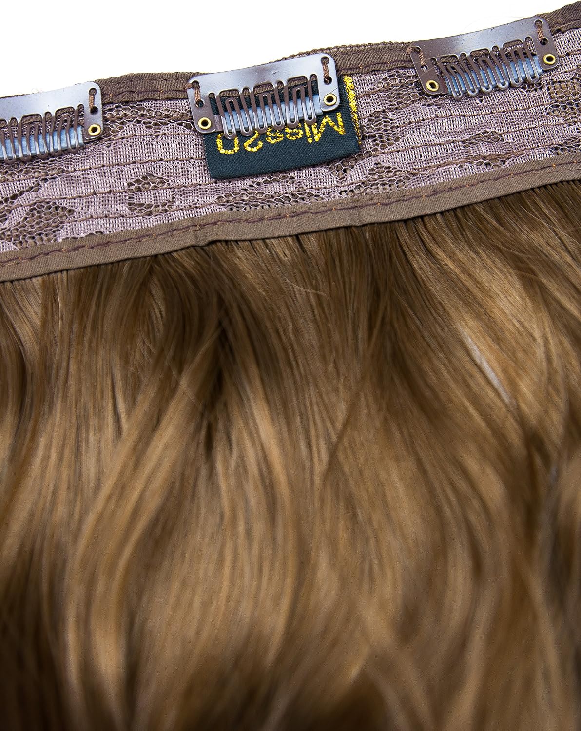 180g BOMBSHELL HAIR EXTENSIONS 24″ 5 Clips Curly One Piece Half Head ...
