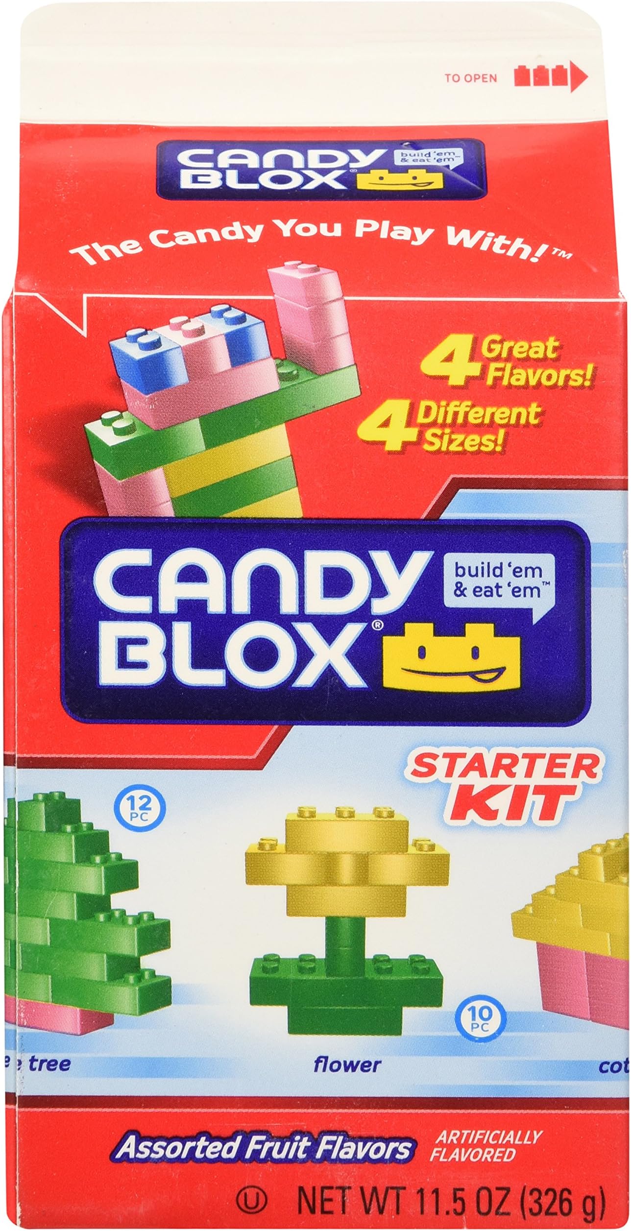 Amazon.com : AMOS 4D Gummy Blocks Candy Bricks, Edible Building Blocks ...