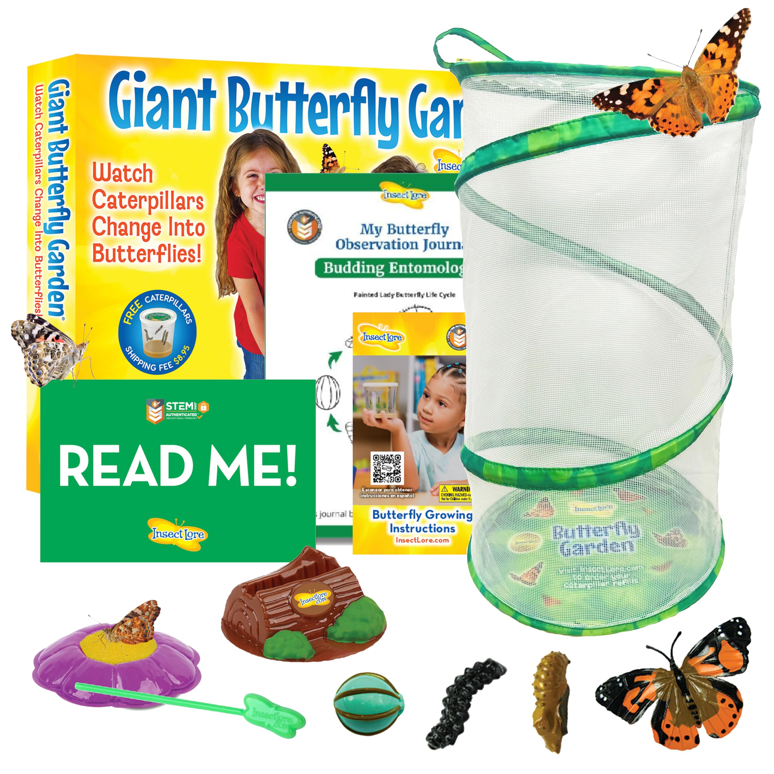 Insect Lore Giant Butterfly Garden Kit (Packaging May Vary) – BigaMart