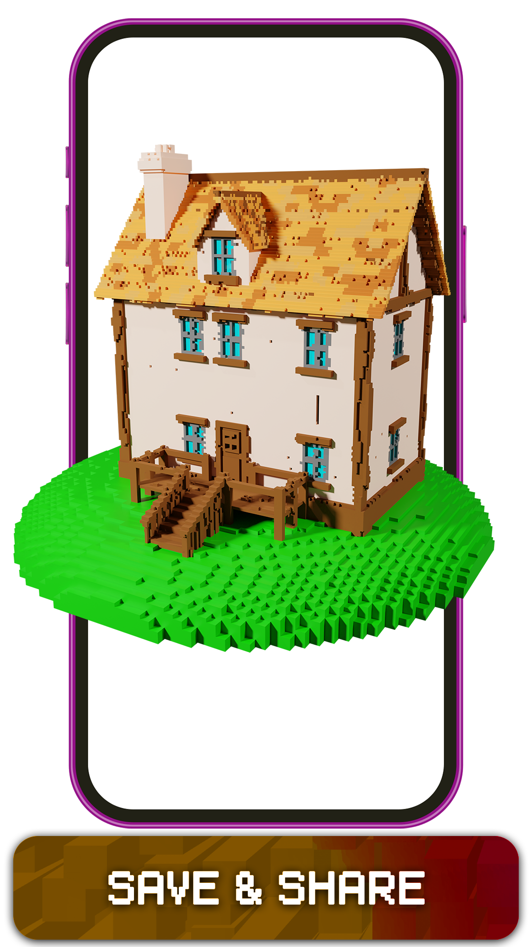 House Color by Number : Voxel 3D Coloring Book - App on Amazon Appstore
