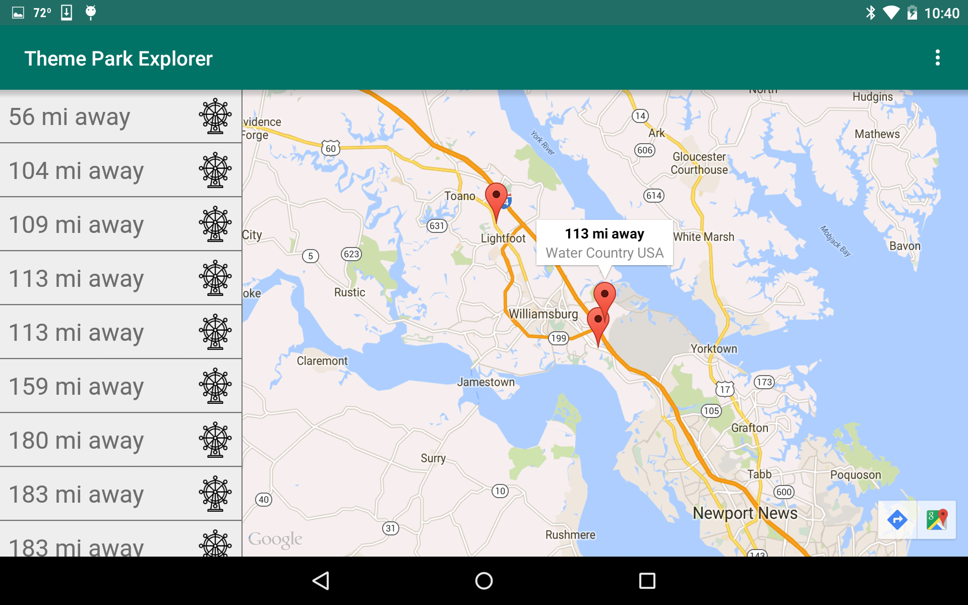 Theme Park Explorer - App on Amazon Appstore