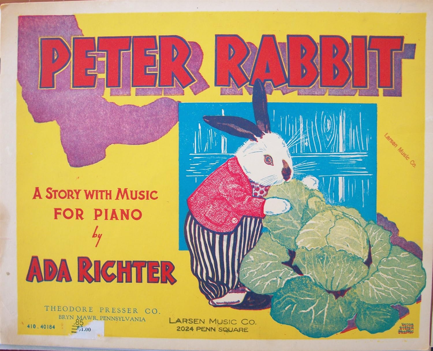 Peter Rabbit. A Story with Music For Piano: Ada Richter: Amazon.com: Books