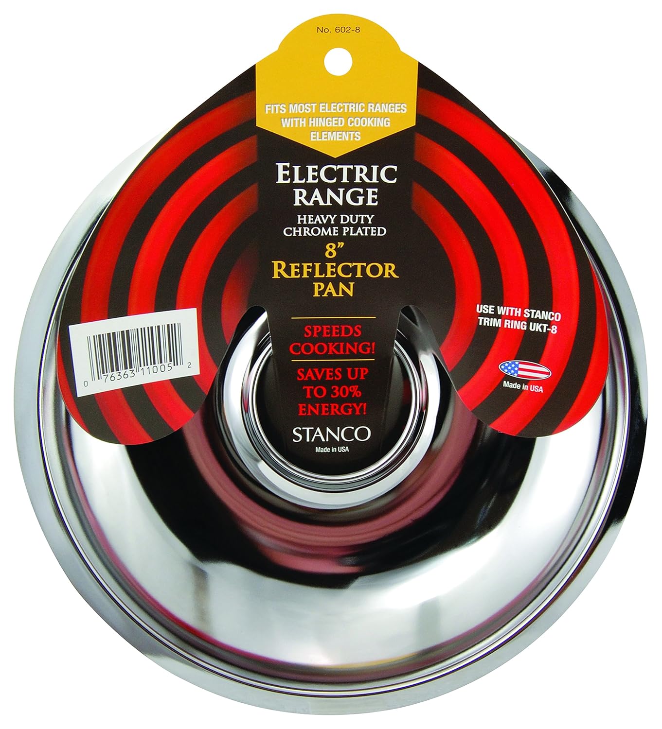 STANCO METAL PROD 602-8 8" CHR Reflector Pan : Amazon.in: Home Improvement