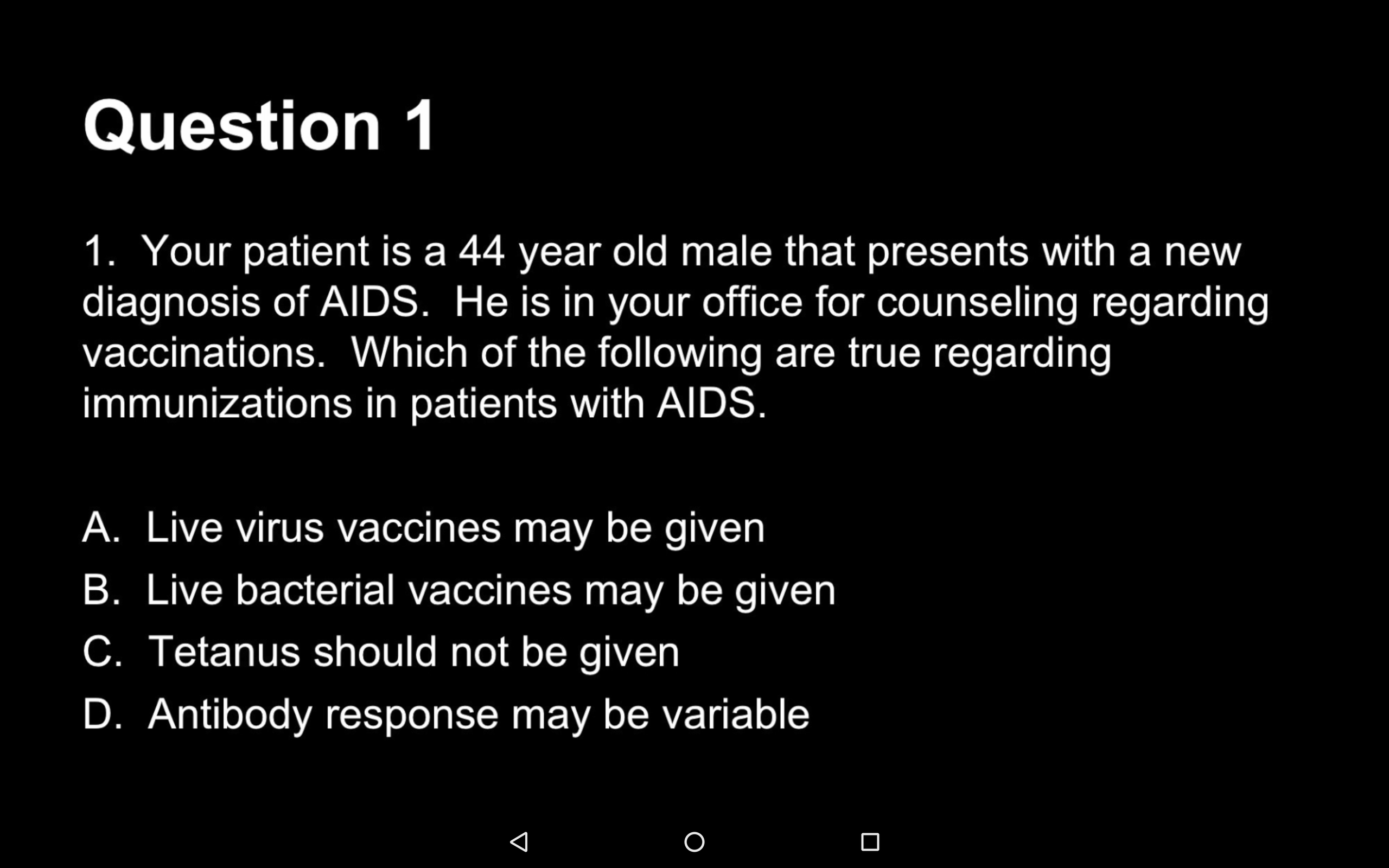 Infectious Disease PANCE PANRE Review Course - App on Amazon Appstore
