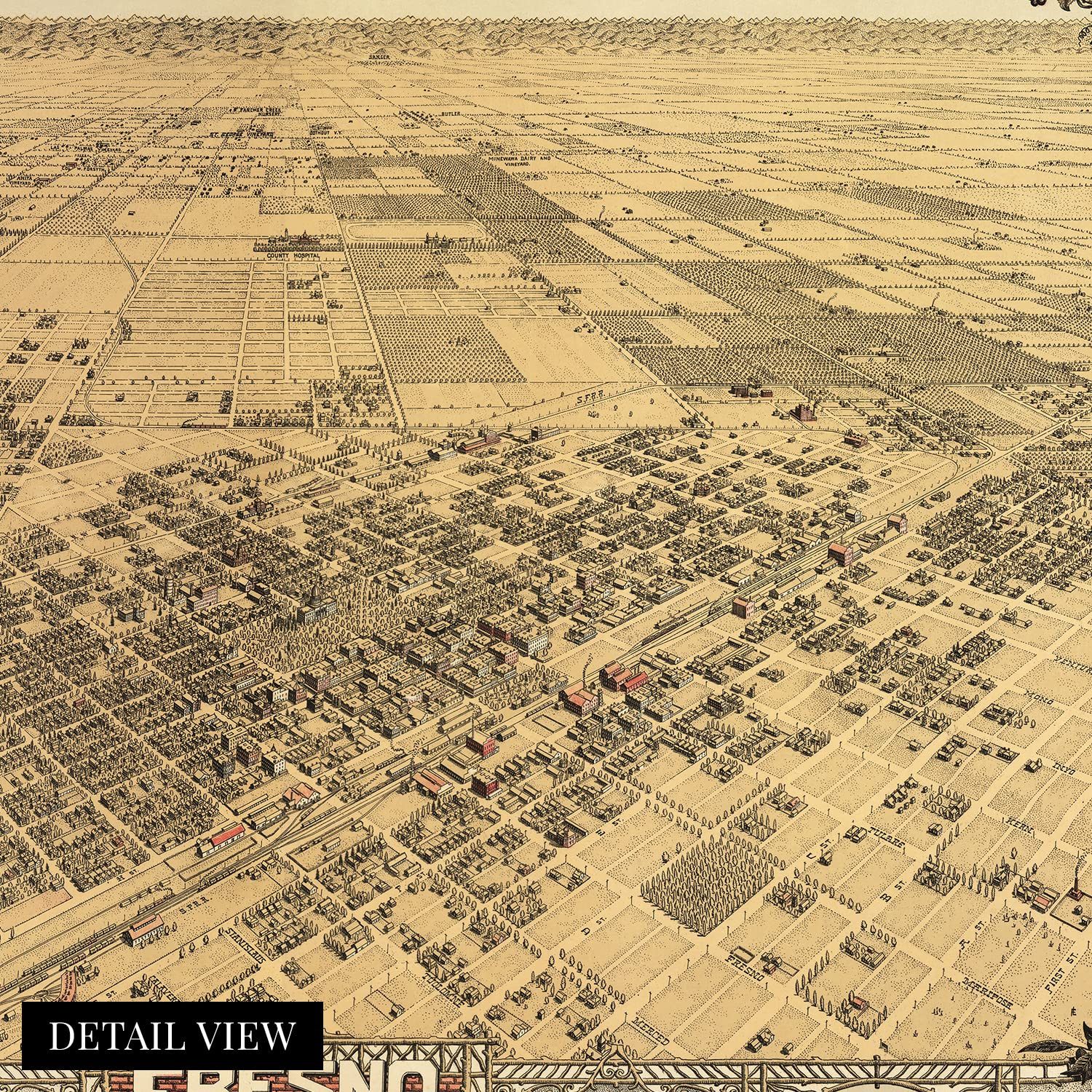 Aerial Map Of Fresno Ca Aerial Photography Map Of Fresno, TX Texas
