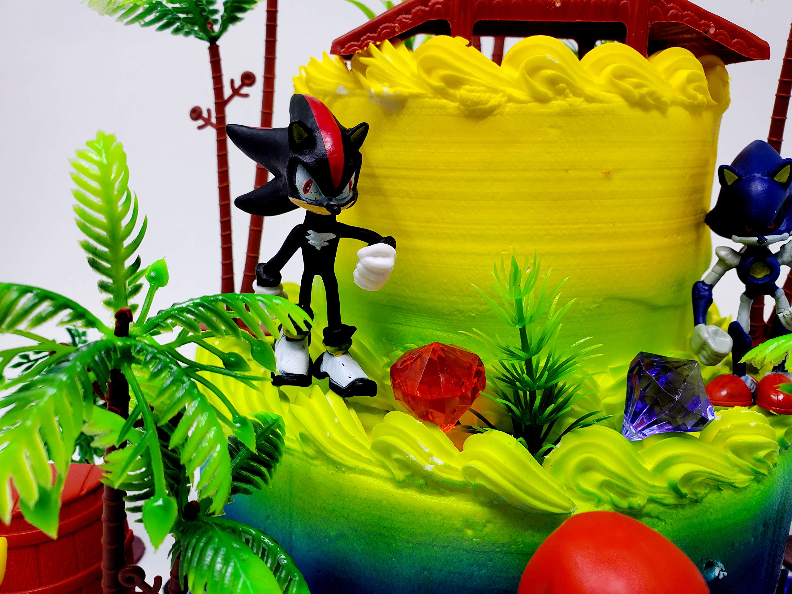 SONIC and Friends Deluxe Game Scene Birthday Party Cake Topper ...