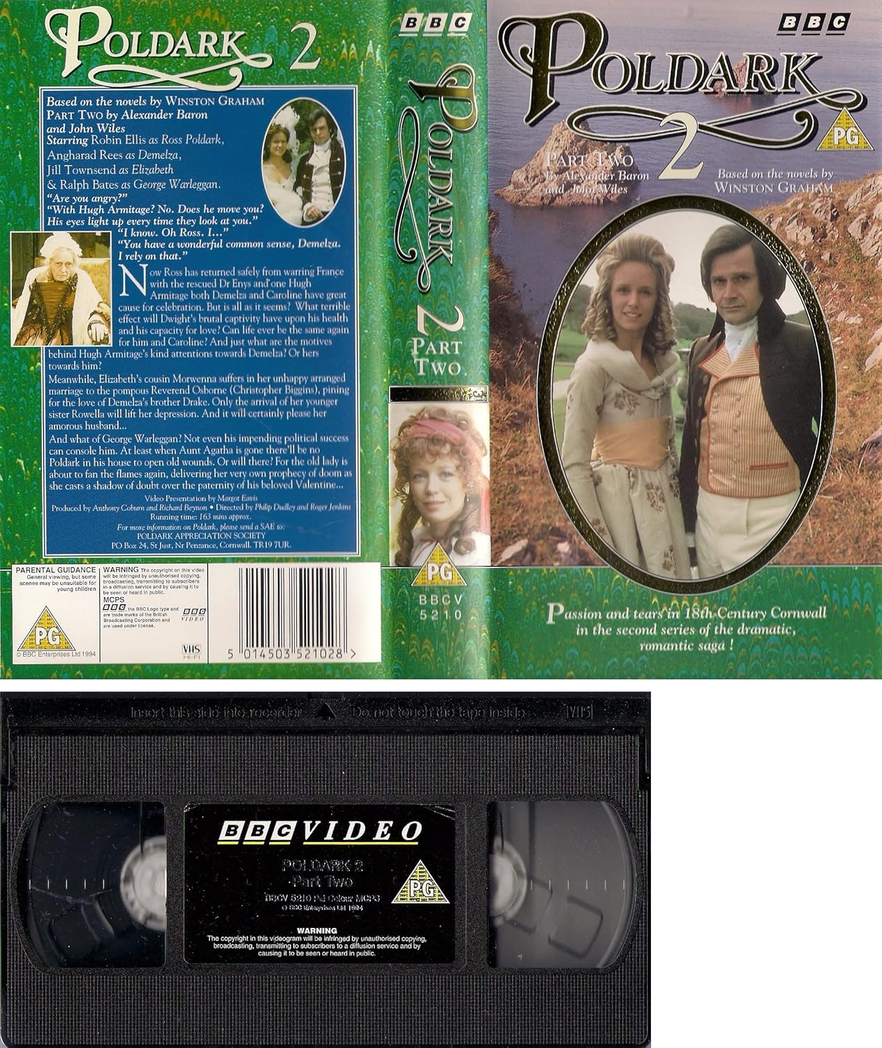 Amazon.com: Poldark [VHS] : Nicholas Selby, David Garfield (II), John ...