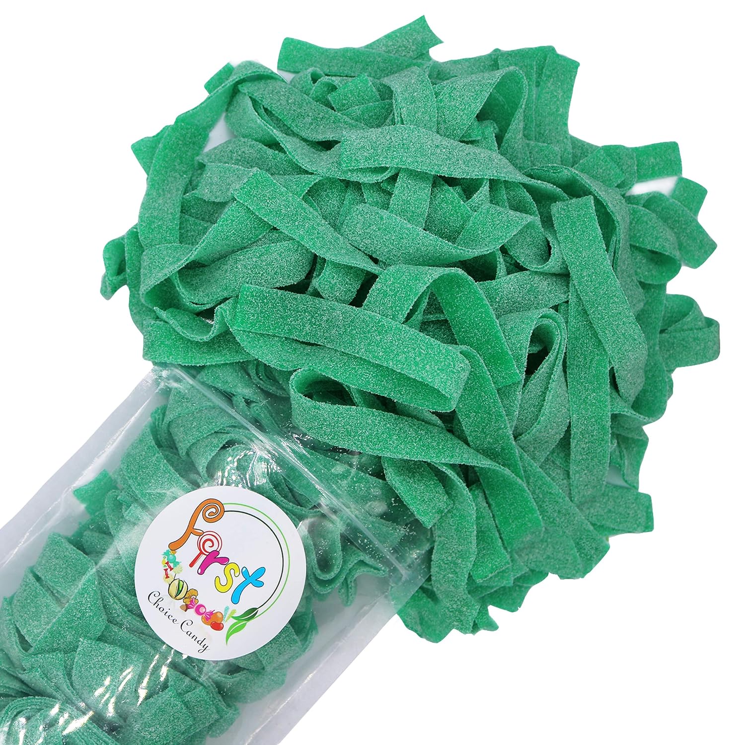Amazon.com : All Color Sour Gummy Belts (Green Apple, 2 LB) : Grocery ...