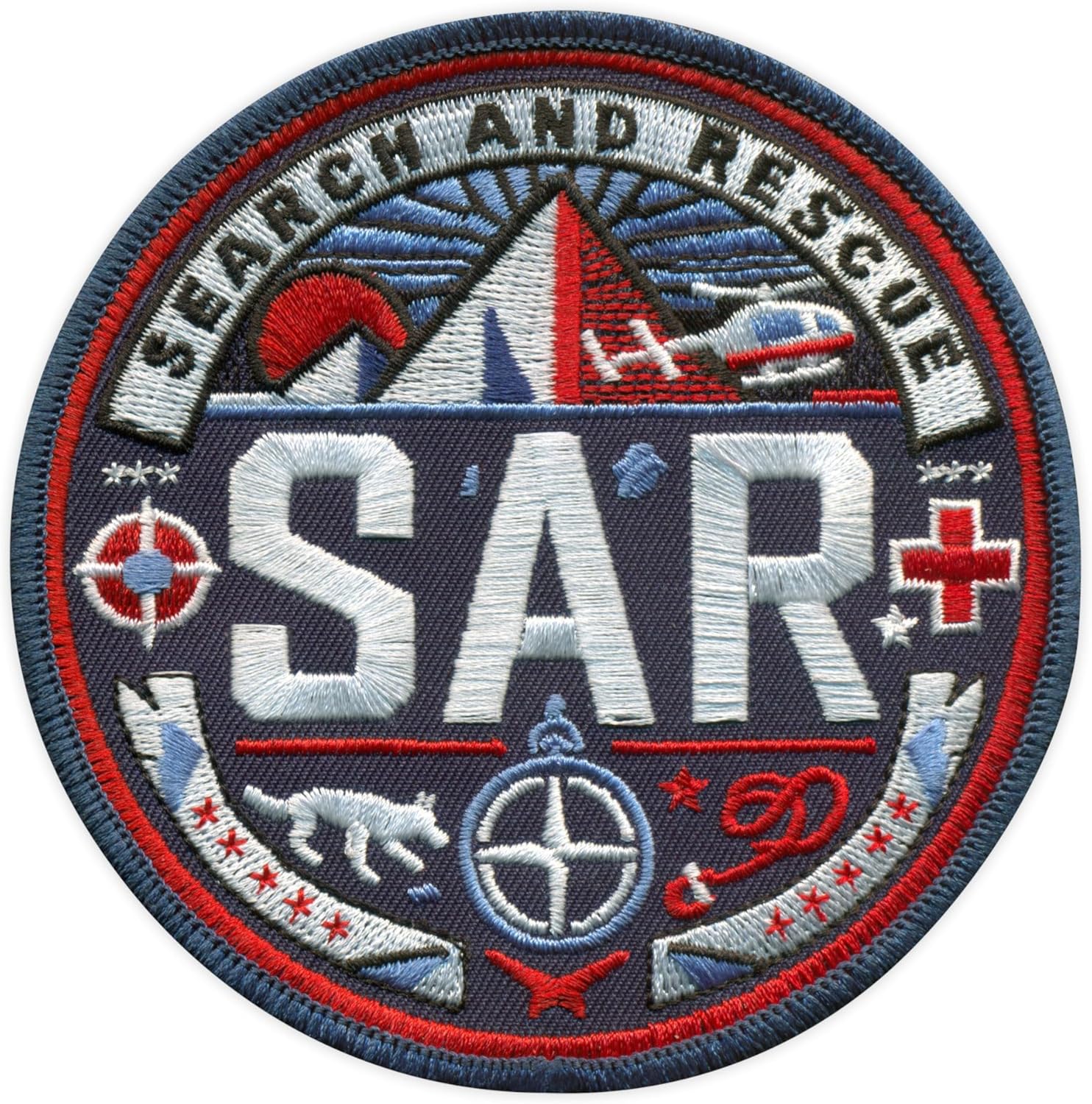 Amazon.co.jp: SAR - 捜索救助 - 縫製 - 刺繍ワッペン/バッジ/エンブレム : ホビー