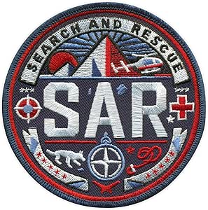 Amazon.com: SAR - Search and Rescue - Black VeIcro/Hook and Loop ...