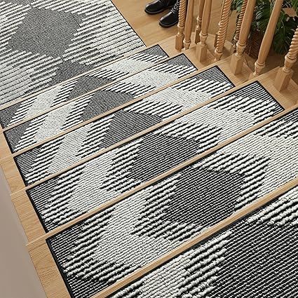 Amazon.com: PADOOR 15PC Stair-Treads Non Slip, 3D Peel and Stick Stair ...