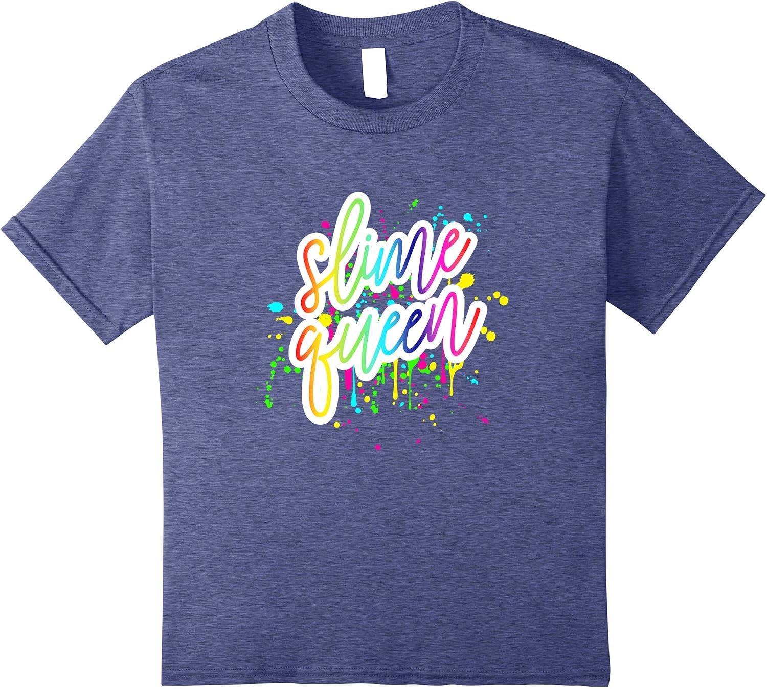 Amazon.com: Slime Queen T Shirt Cute Slime Shirts for Girls Kids ...