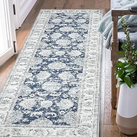 Amazon.com: jinchan Runner Rug 3x8 Hallway Vintage Rug Kitchen Washable ...