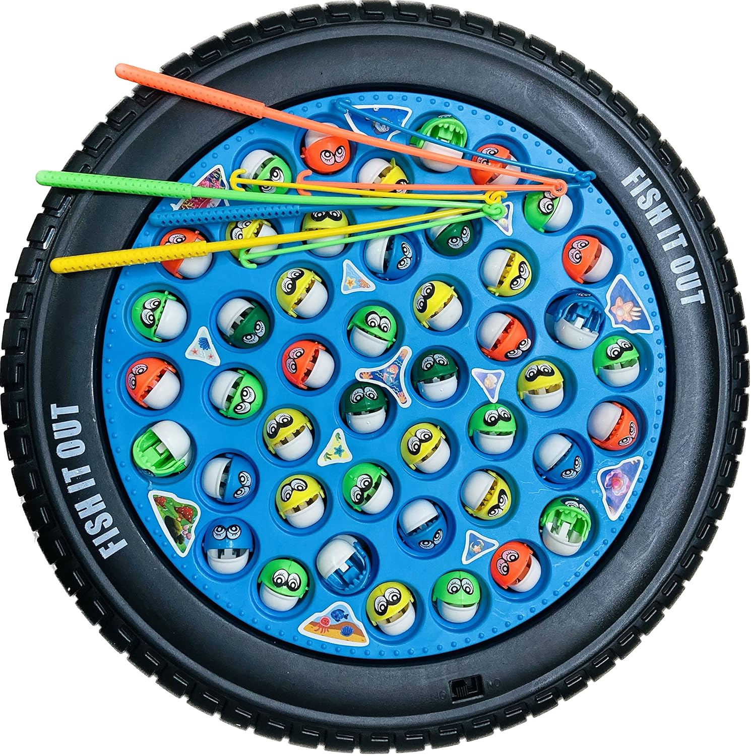 Buy VGRASSP Fishing Game Toy Set with Rotating Board | with Music On ...