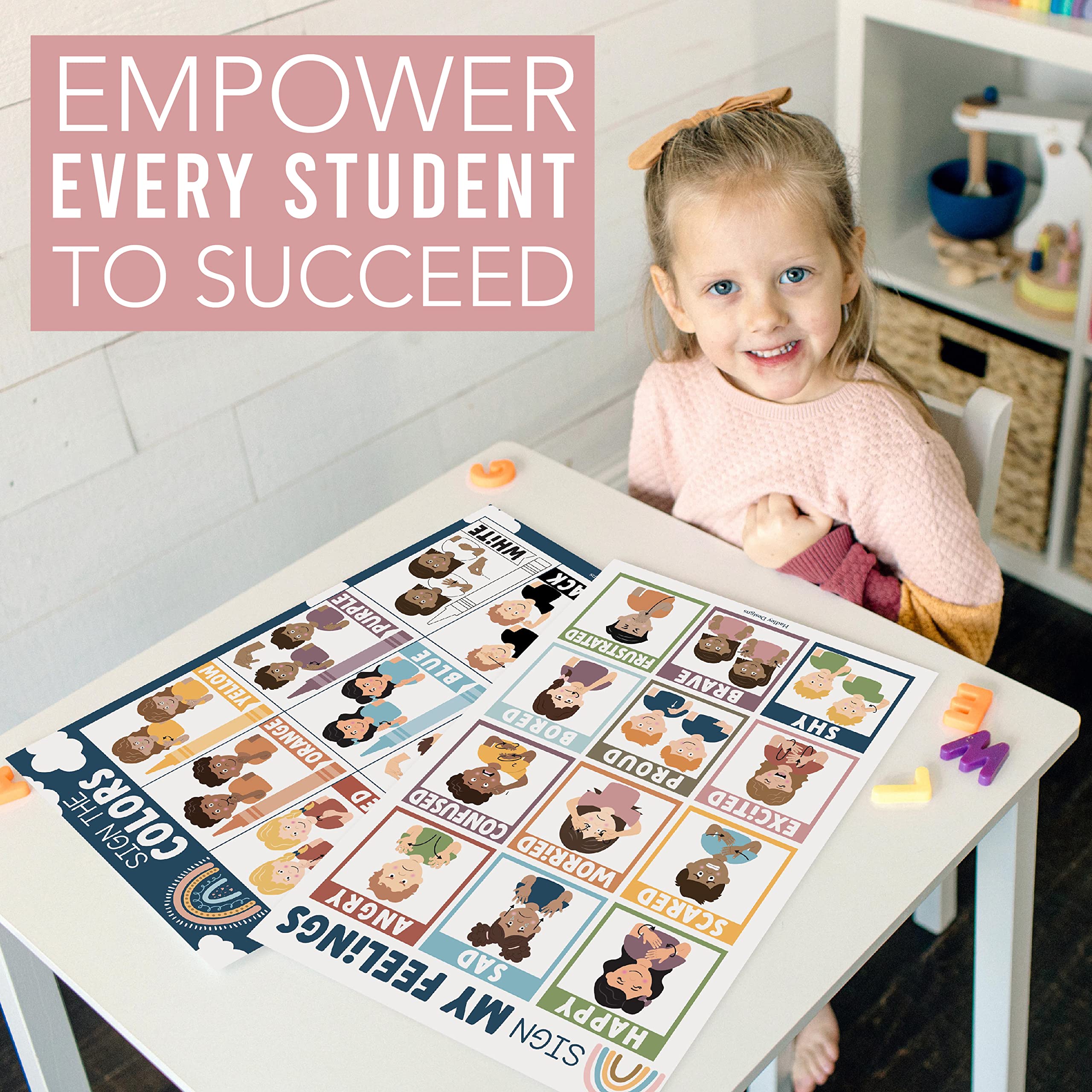 Snapklik.com : Hadley Designs Sign Language Posters For Classroom Decor ...