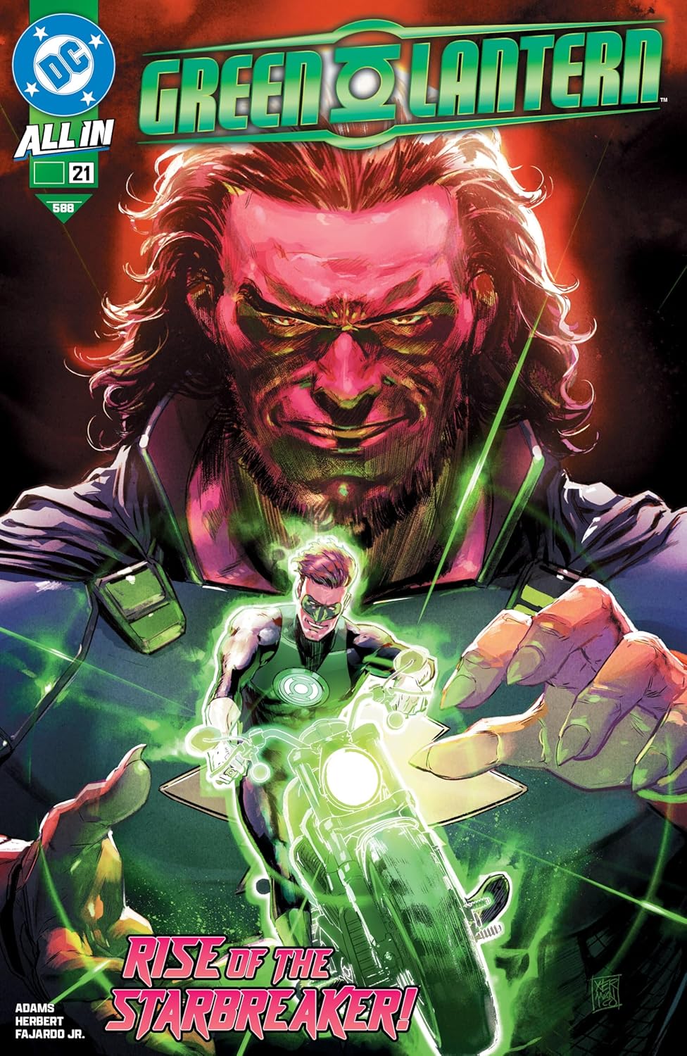 Amazon.com: Green Lantern (2023-) #21 eBook : Adams, Jeremy, Herbert ...