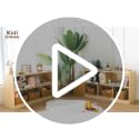Amazon.com: kidi house Kids Bookshelf and Toy Storage Shelf, Wooden ...