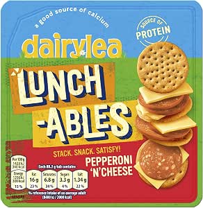 Dairylea Lunchables Pepperoni & Cheese, 88.3 g : Amazon.co.uk: Grocery
